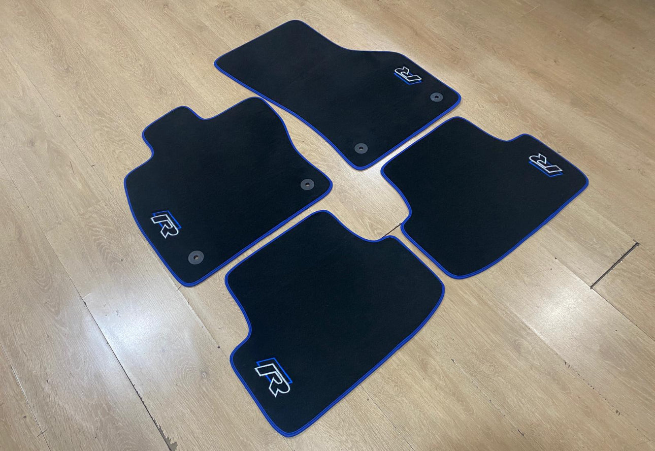 Golf R / GTI Mats - Carpet Edition - Set of 4x Car Mats – Luxury Cars ...